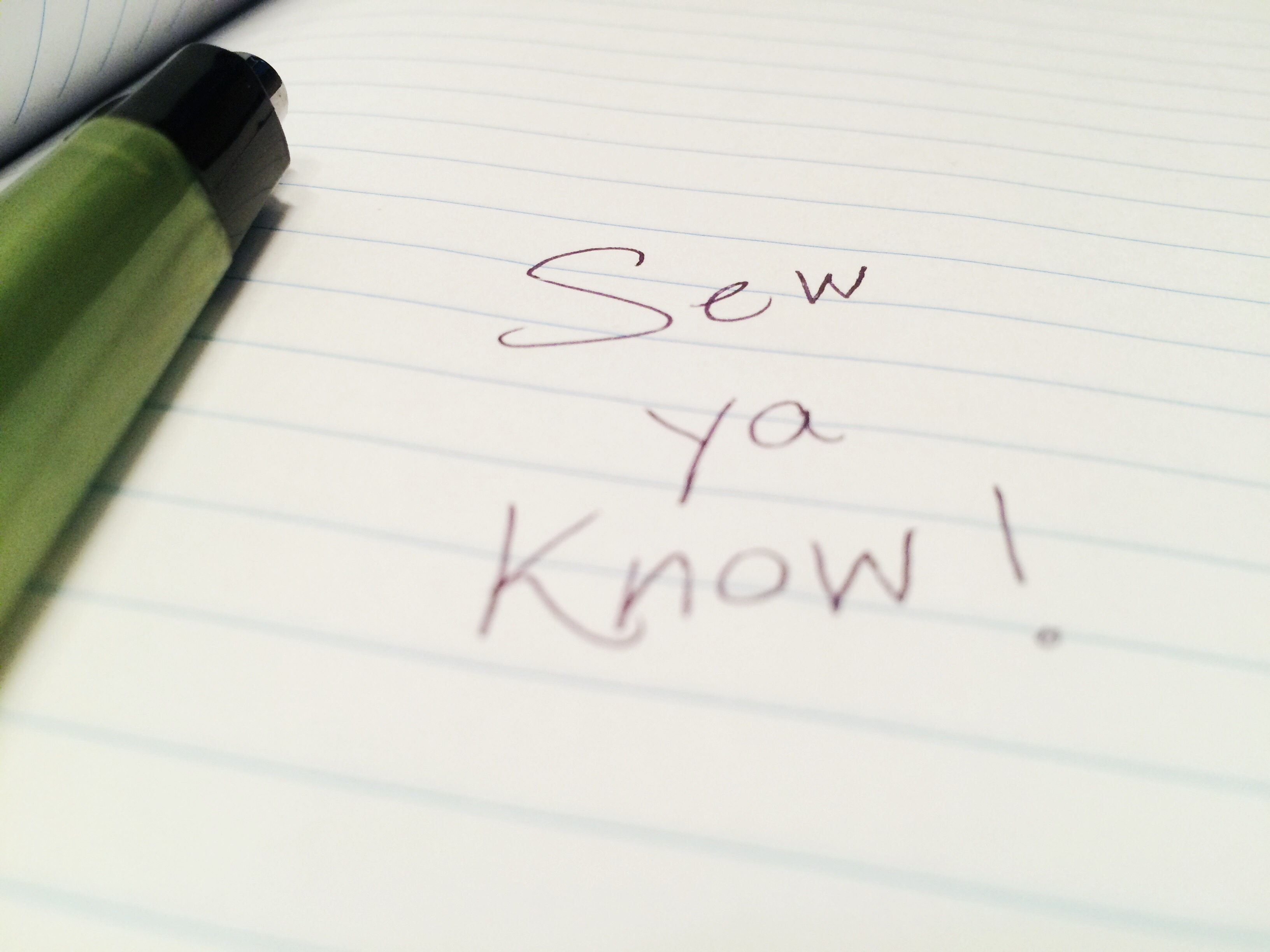 Sew Ya Know – Tuesday 2/16/16 – Sewing Report